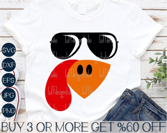 Turkey SVG Turkey Face SVG Funny Thanksgiving SVG Fall Svg | Etsy
