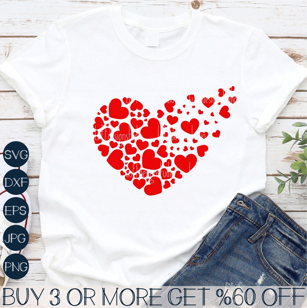 Valentine Heart SVG, Love Heart PNG, Hearts SVG, Valentines Day Svg ...