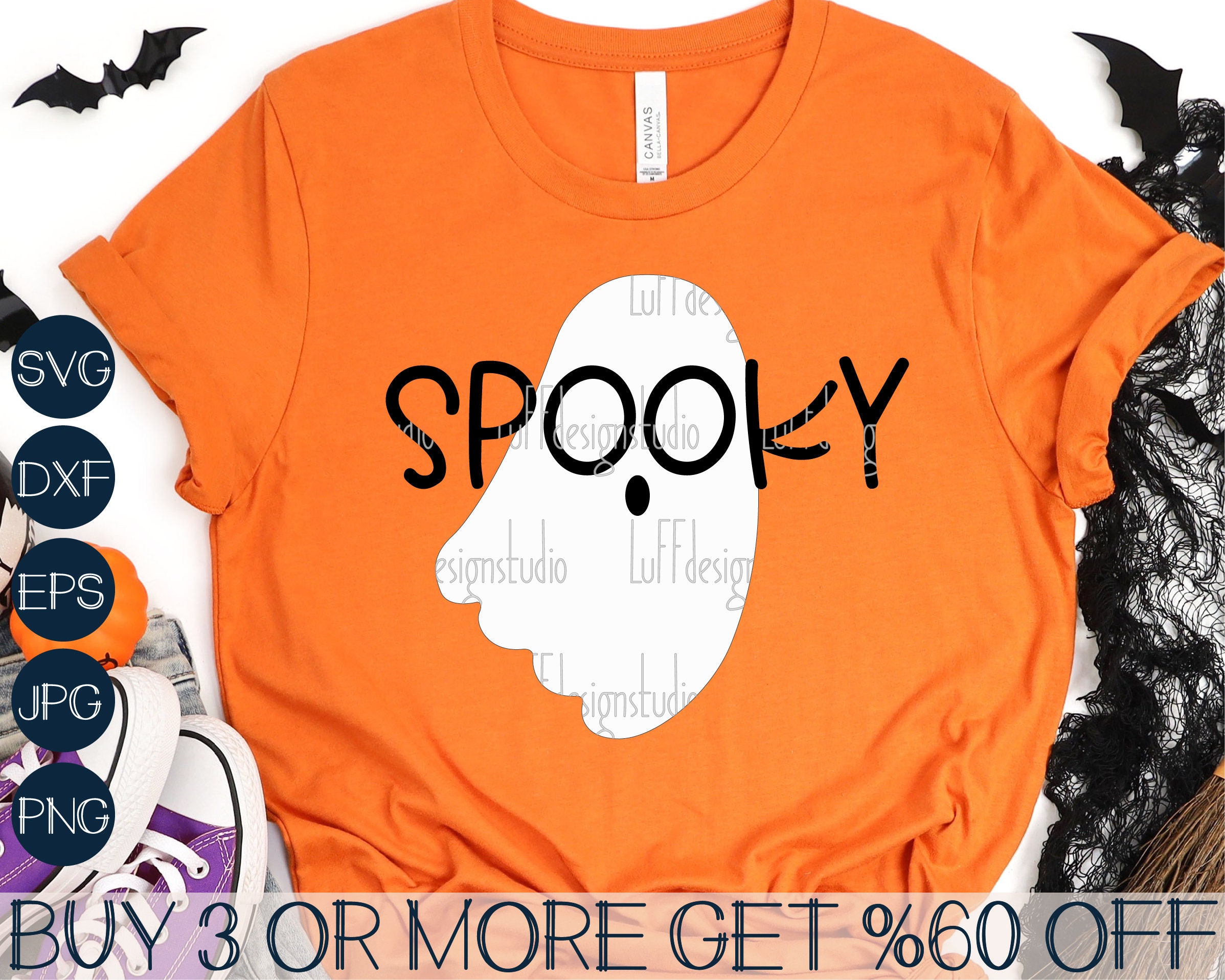 Spooky SVG Ghost SVG Halloween SVG Boo Svg Spooky Season - Etsy