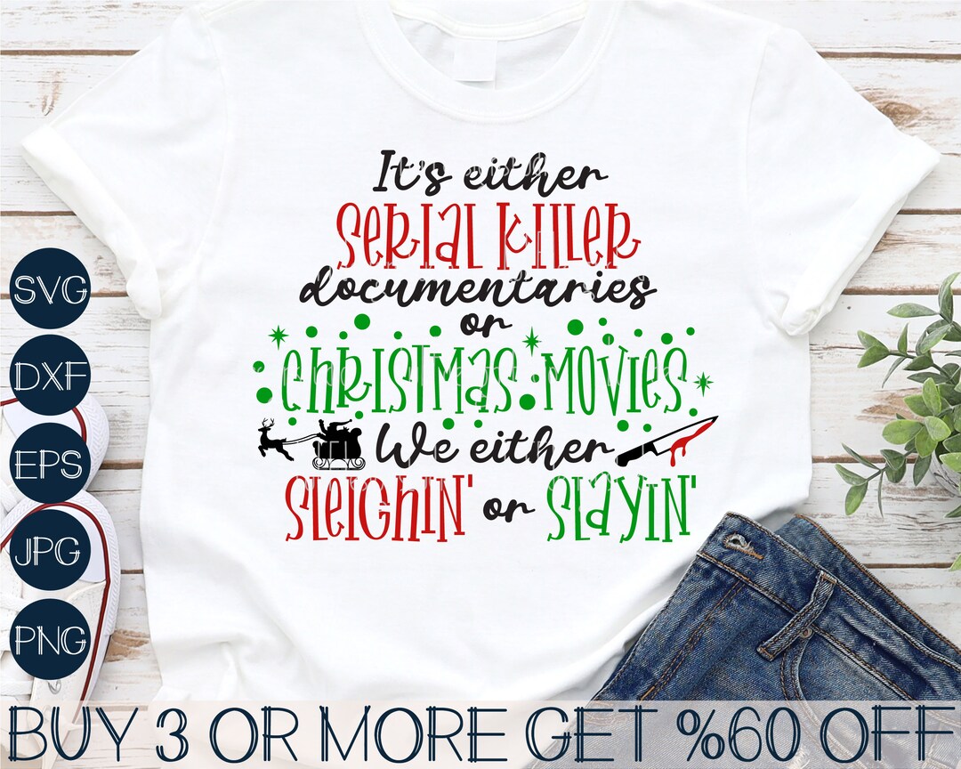 Christmas Horror Movie SVG, Seal Killer SVG, Funny Christmas Shirt SVG ...