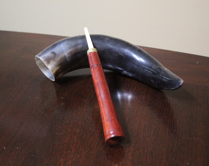 Custom Handmade Blood Wood Trumpet Turkey Call With Brass Ferrule 7 ...