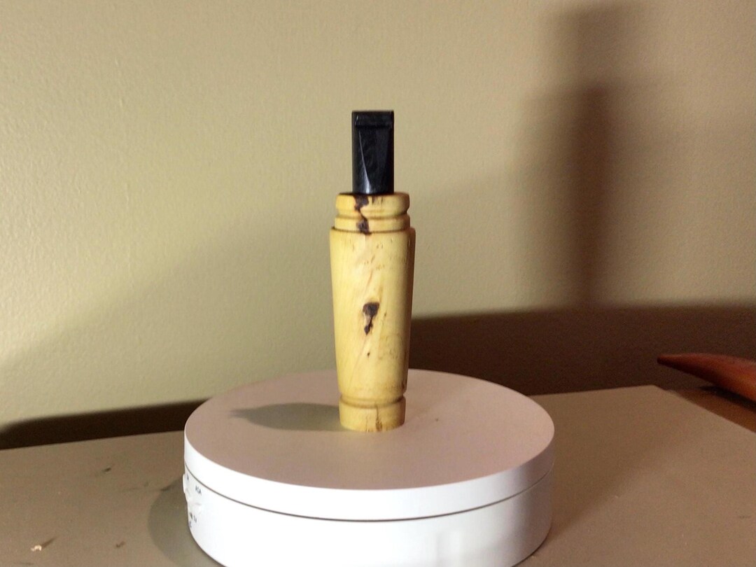 Crow Call Custom Handmade, Hand Turned, and Finished Yellow Cedar Burl ...