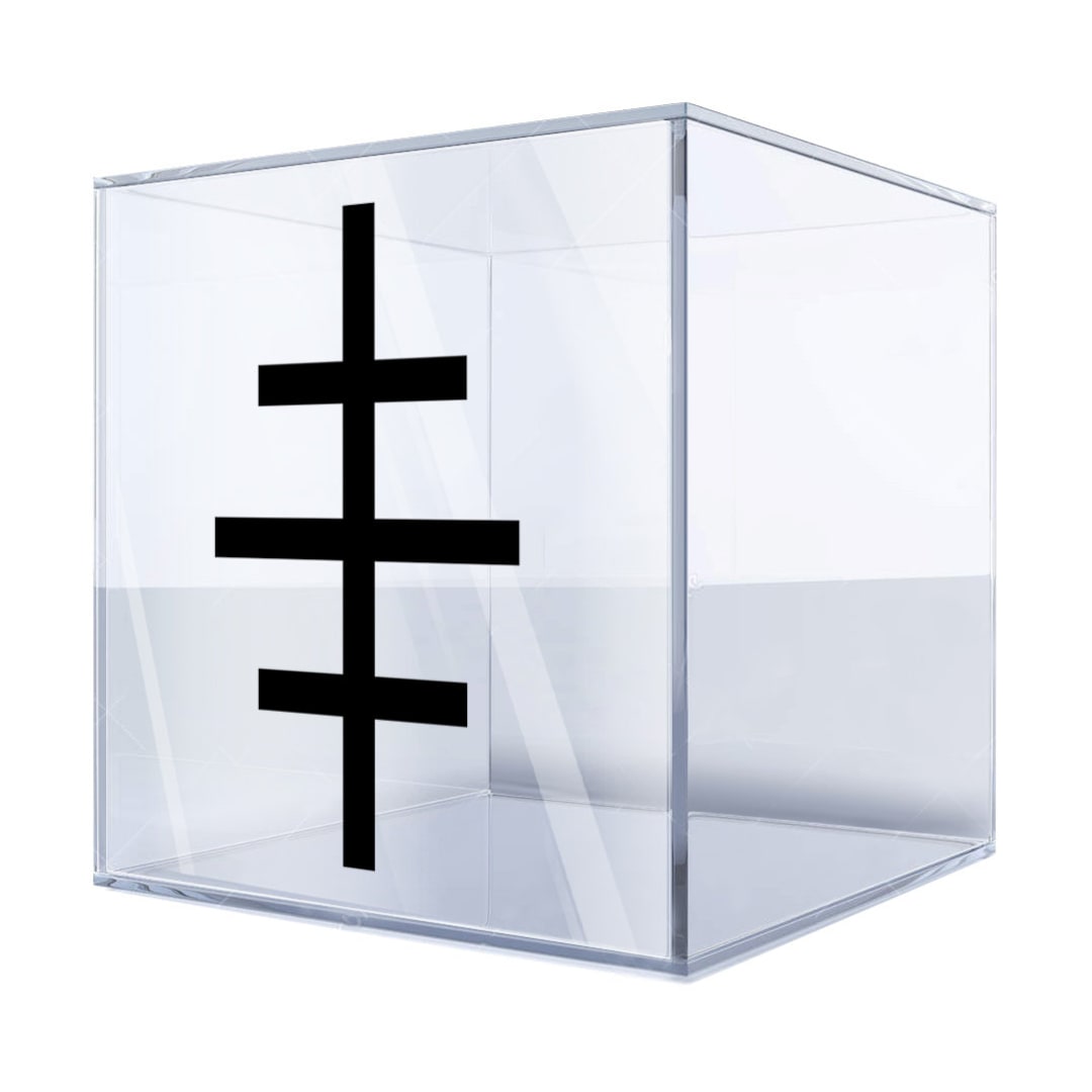 Papal Cross Symbol Sticker Triple Christian Pope Vinyl Decal for Cars ...