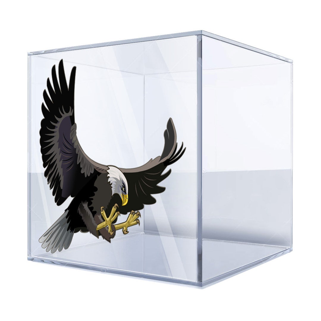 Soaring Bald Eagle Vinyl Sticker – Majestic Eagle Decal for Cars, Bikes ...