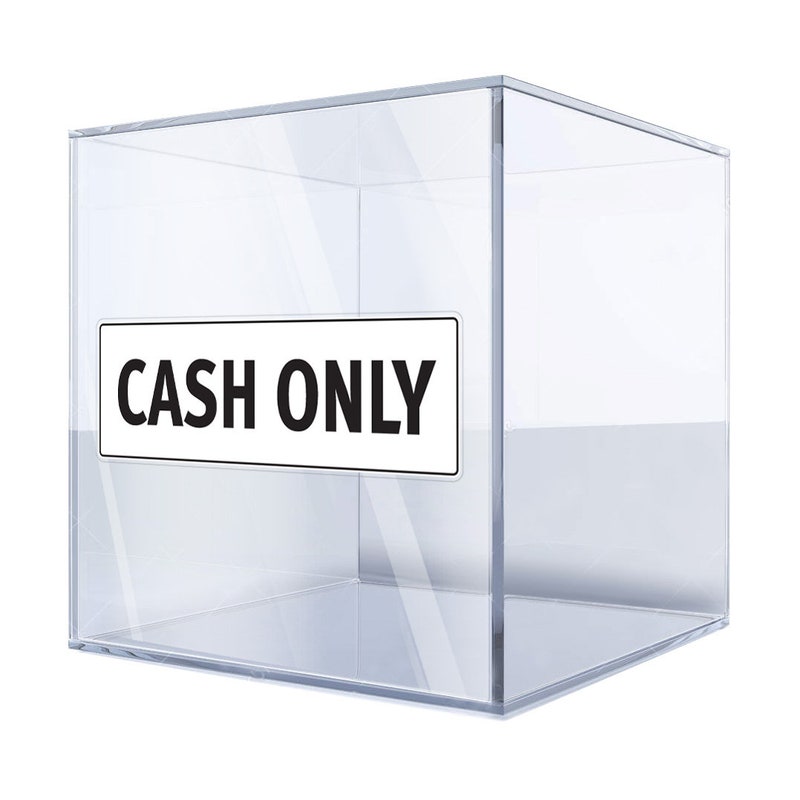 Credit Cards Only Sign - Etsy