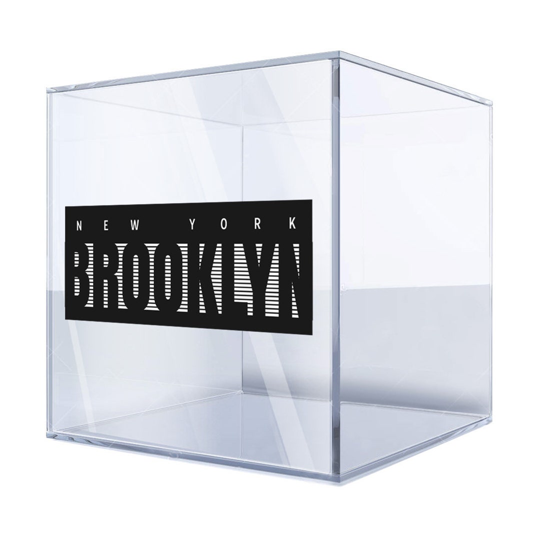 New York Brooklyn Sticker – Bold Black & White Brooklyn Vinyl Decal for ...