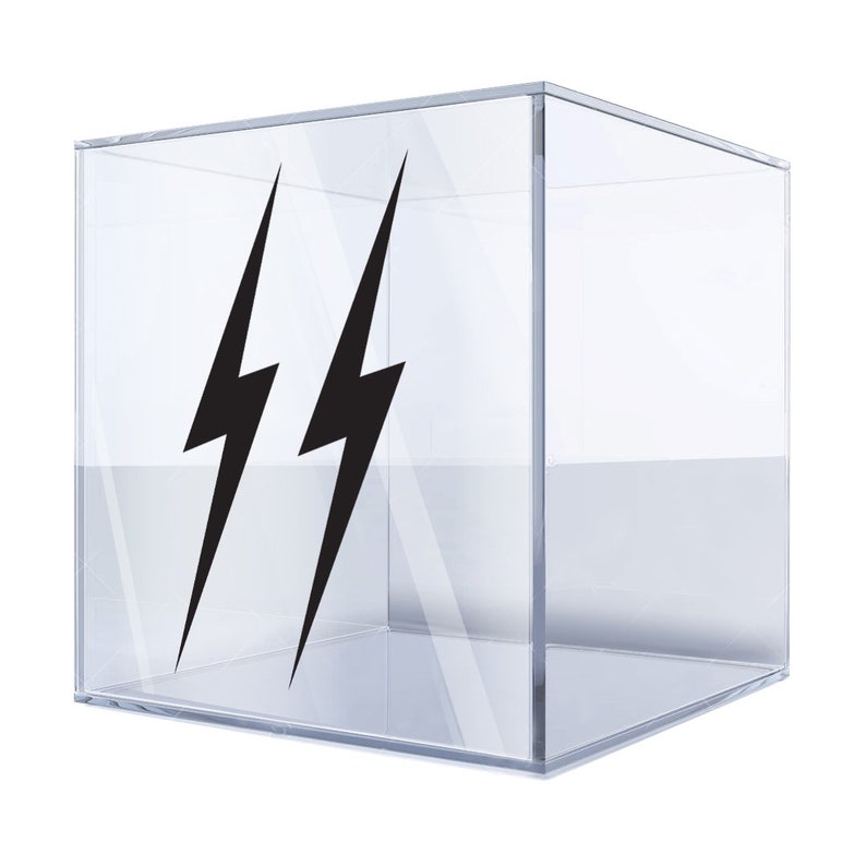 Lightning Bolt Decal Set – Sleek Black Vinyl Stickers for Cars ...