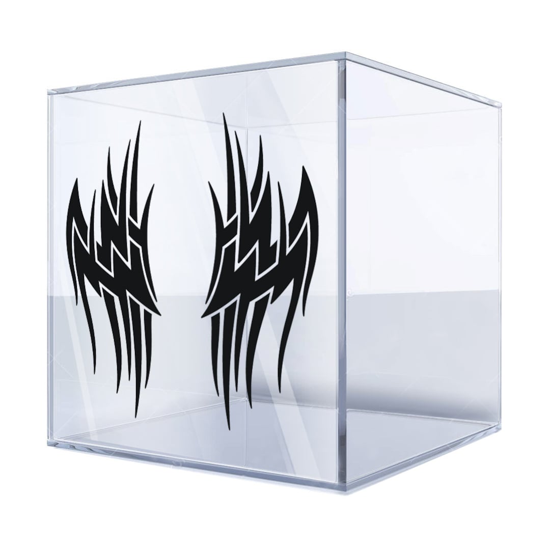 Tribal Flame Vinyl Decal – Bold Black Flame Design Sticker for Cars ...