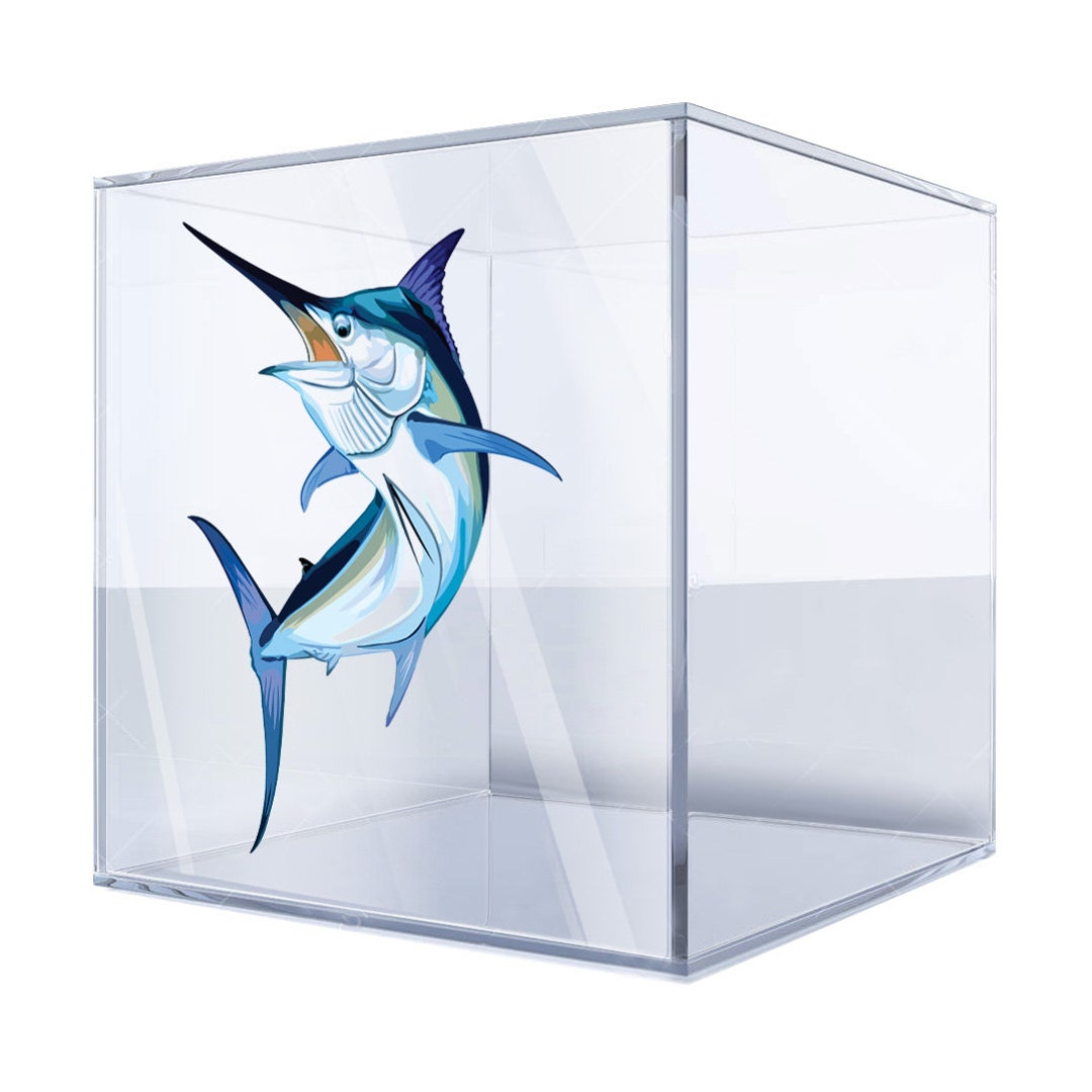 Decal Sticker Sailfish Marlin Boat Decoration Power Fishing Ocean RS96W ...