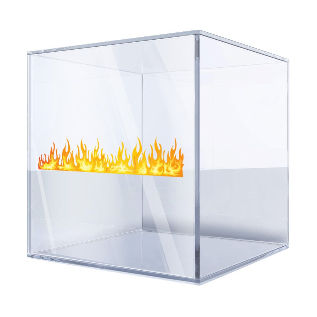 Flame Vinyl Sticker – Bold and Fiery Decal for Cars, Motorcycles, or ...