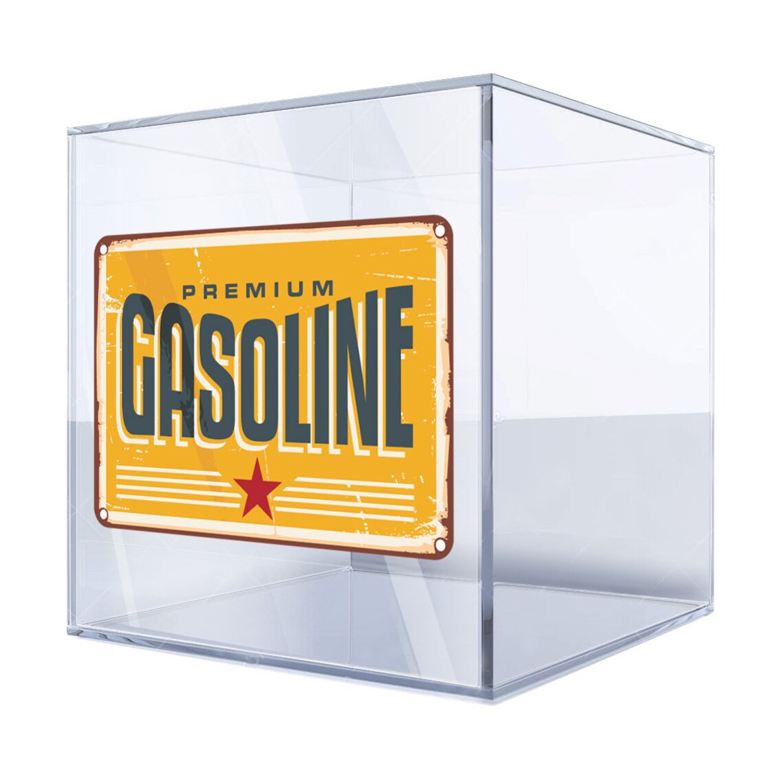 Decal Sticker Vintage Gas Station Sign Retro Antique Classic Old ...