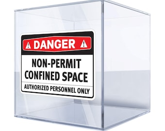 Confined Space Trained 3 Pack 2 Round Green/white/black Full Color ...