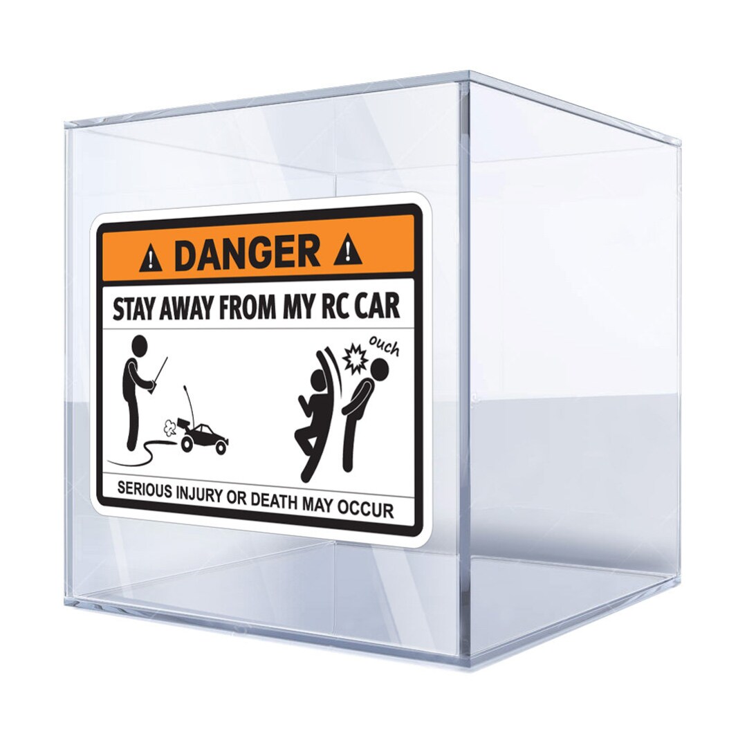 Decal Sticker Funny Sign Stay Away From My Rc Car Remote Control Racing ...