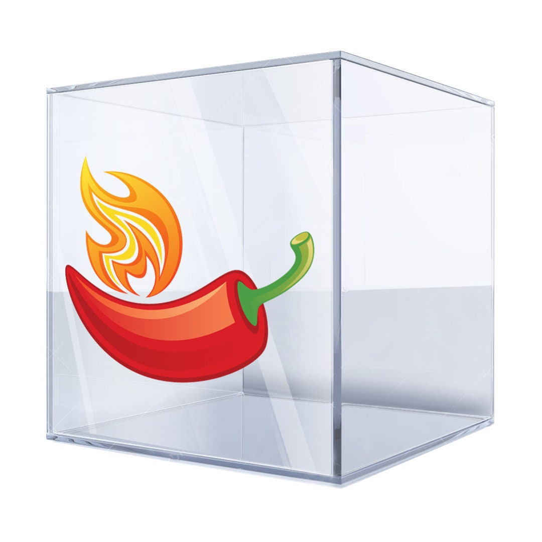 Spicy Chili Pepper Sticker – Bold Flame and Chili Vinyl Decal for Cars ...