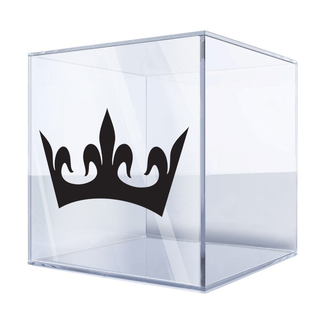 Crown Vinyl Decal – Elegant Crown Royalty King Queen Design Sticker for ...