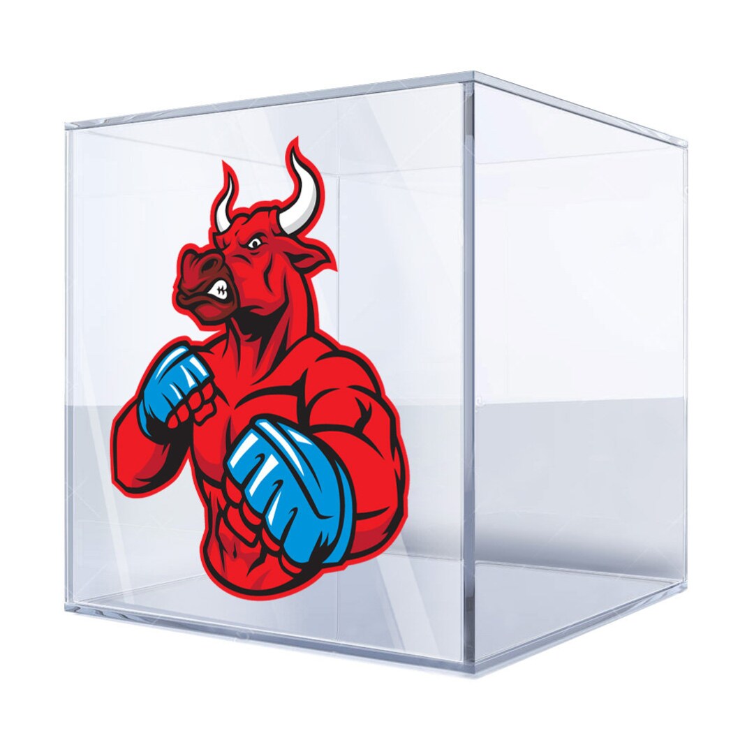 Decal Sticker Red Bull Fighter Aggressive Brutal Dangerous Farm Massive ...