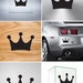 Simple Crown Decal – Black Vinyl Sticker, Minimalist Royal Monarchy ...