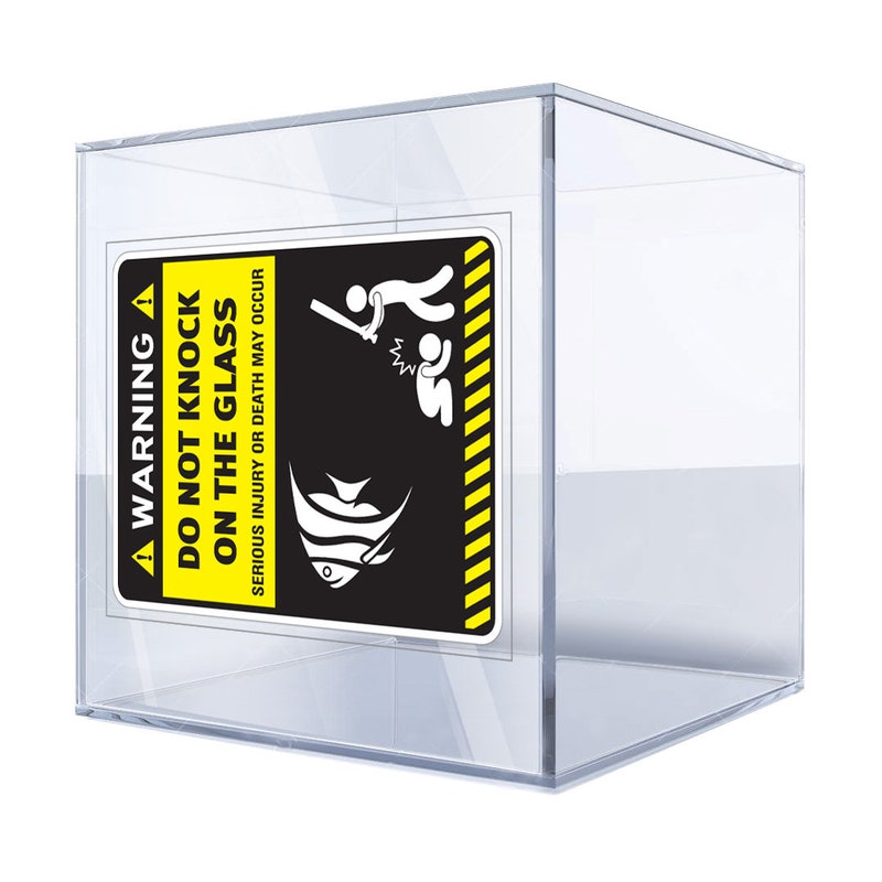 Do Not Tap on Glass Sign - Etsy