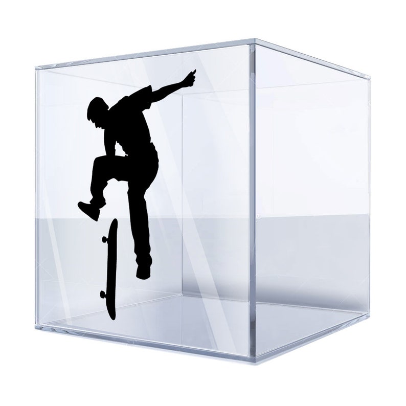 Decal Sticker Skateboard Figure Mega Ramp Park Skateboarding Street ...