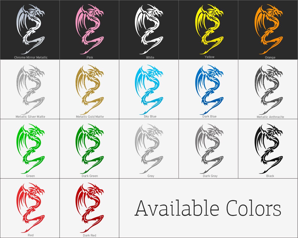 Calcomanía Sticker Dragon Head demonio oscuro-brillante legendario ...