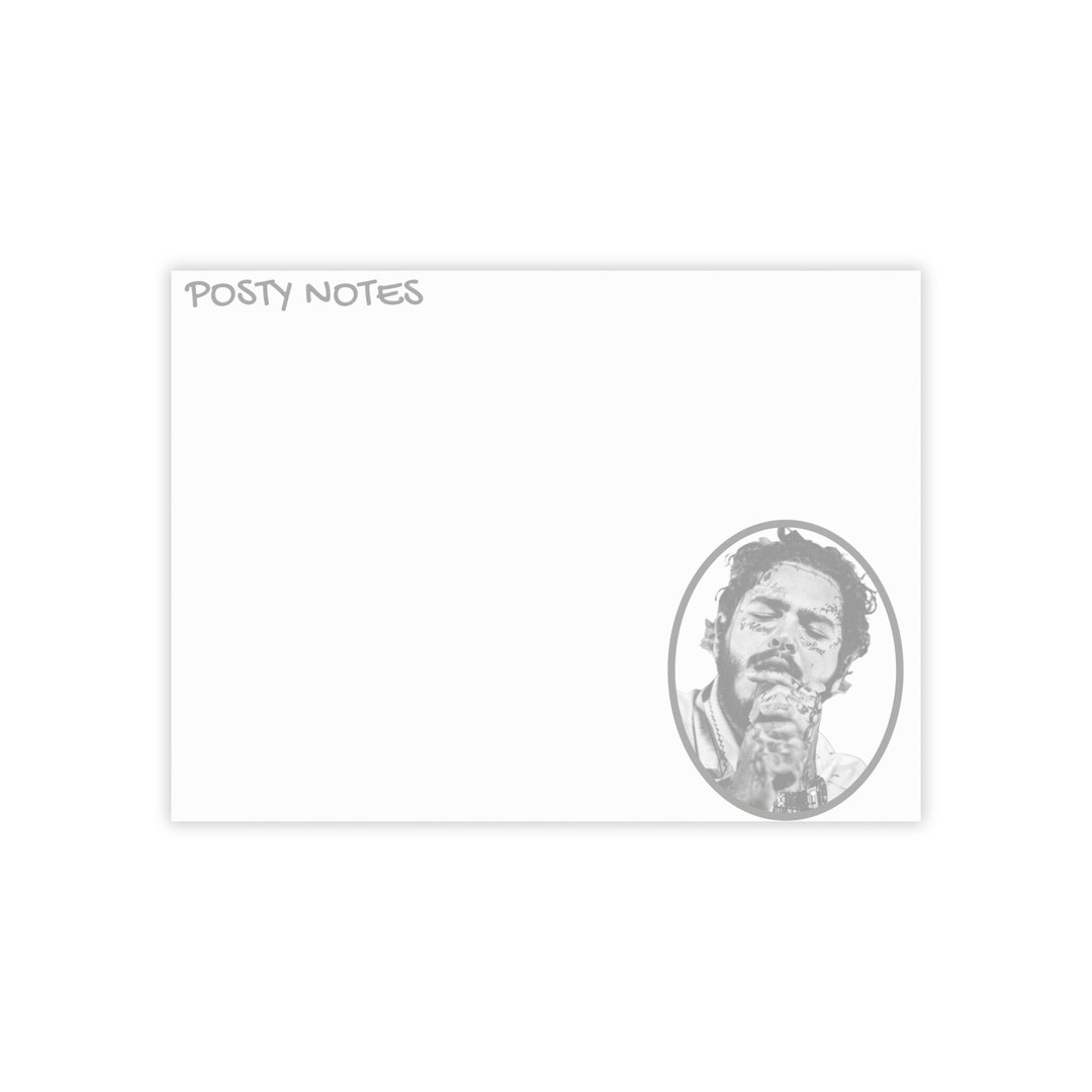 Post Malone Posty Notes - Entertainer Sticky Memo Pads for Desk and ...