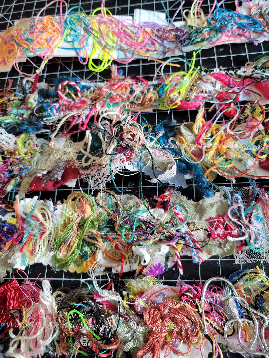 Beautiful Snippet Roll or Scrap Roll - Rainbow Colors, Various ...