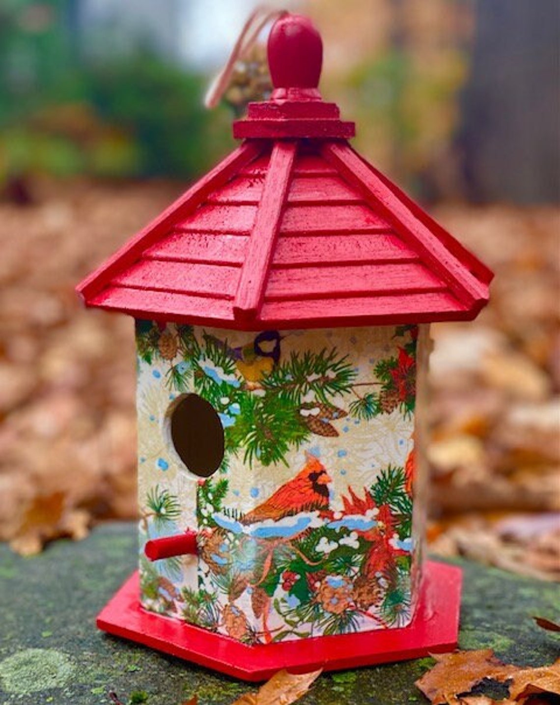 Cardinal Celebration Birdhouse - Etsy