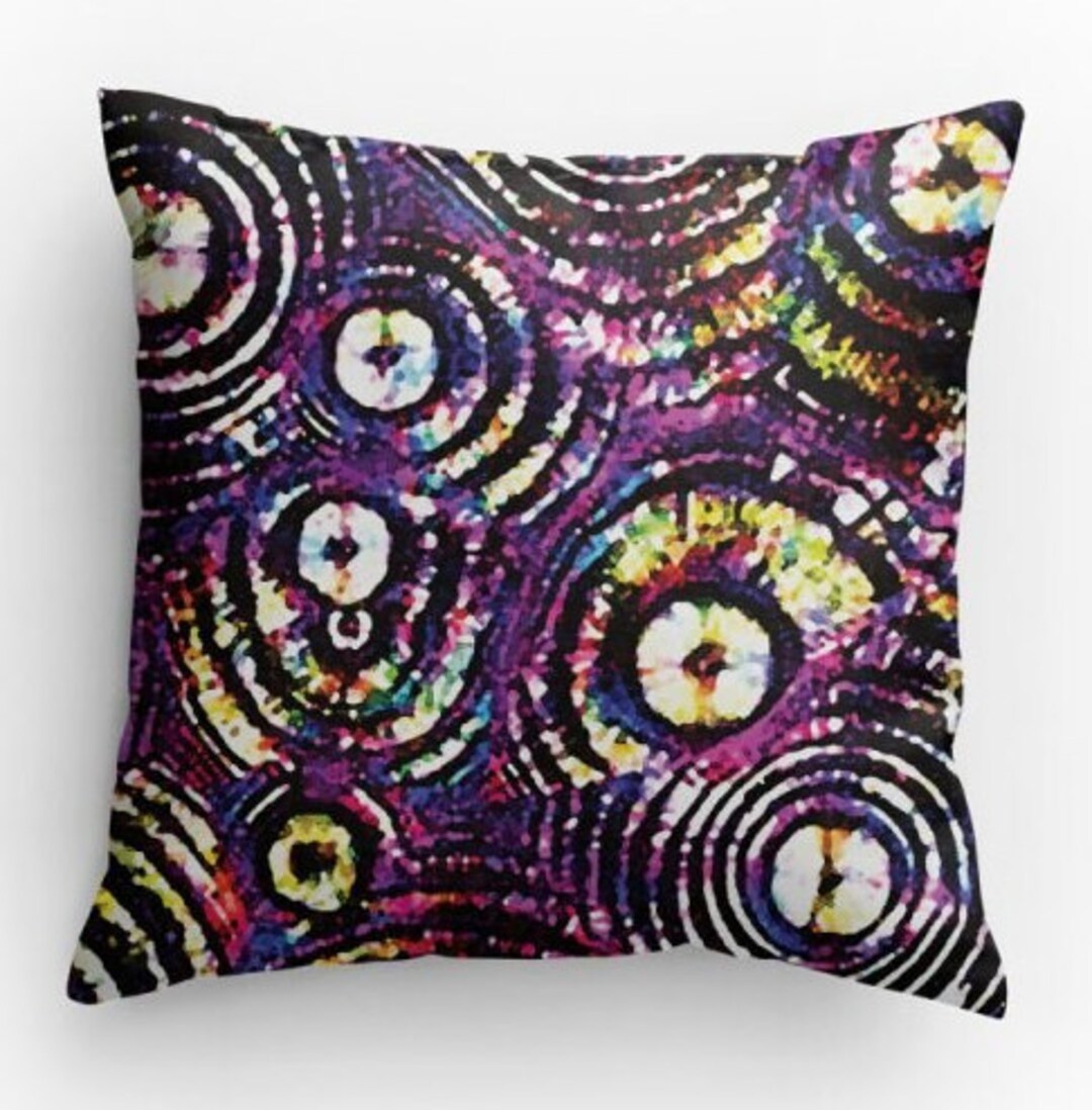 Hippie Circles Pillow - Etsy