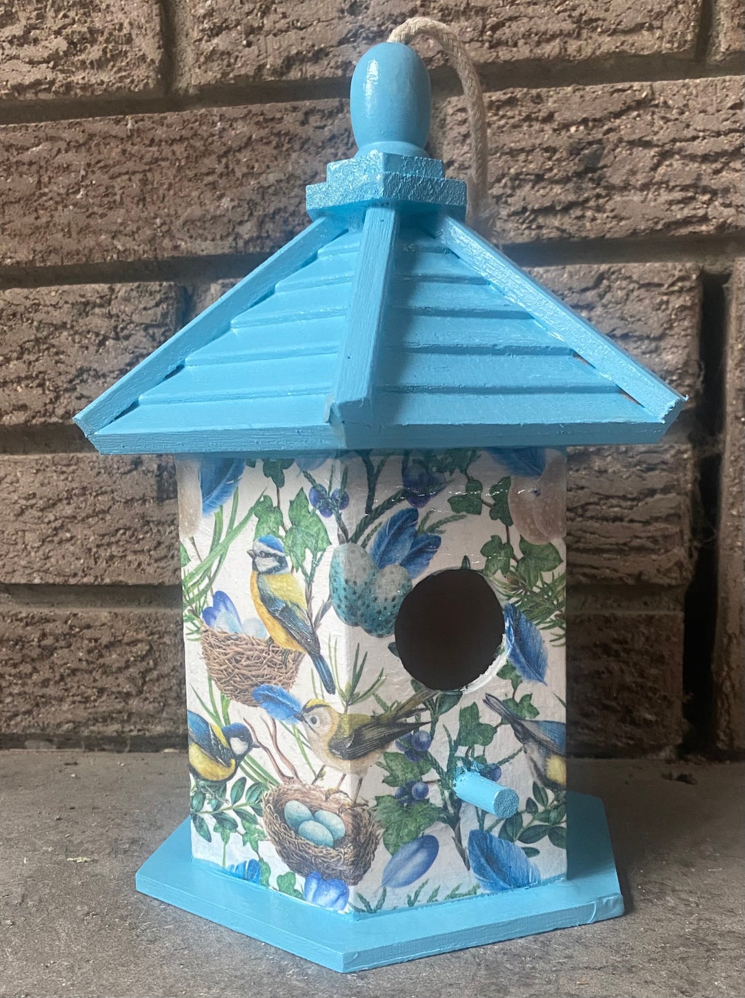 Birdhouse: Busy Birds - Etsy