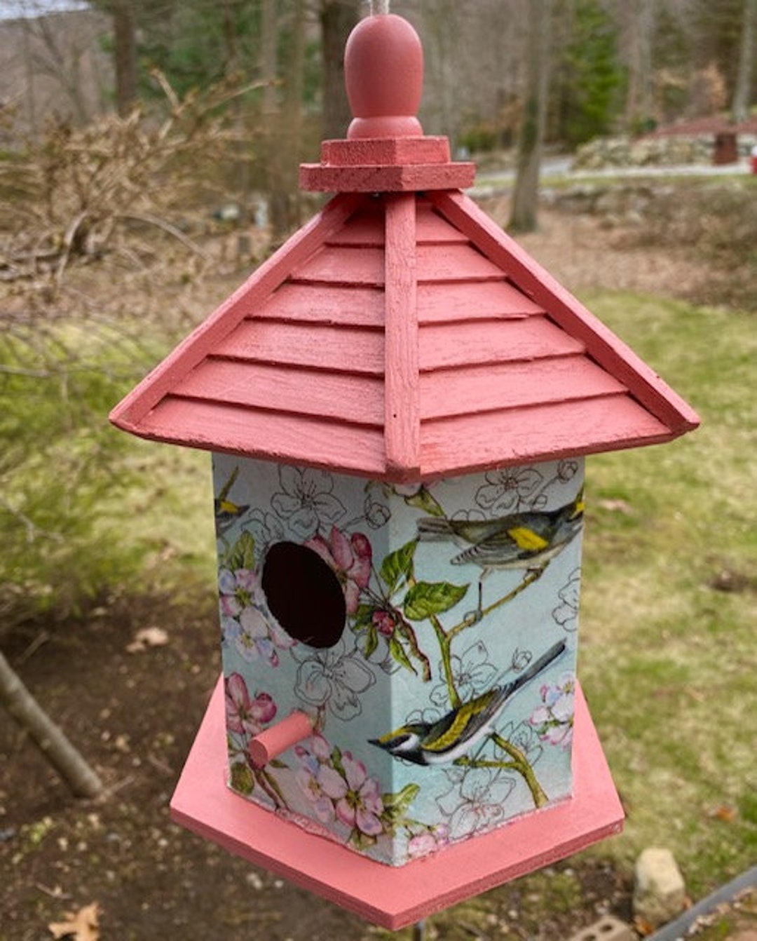 Spring is Here Birdhouse - Etsy