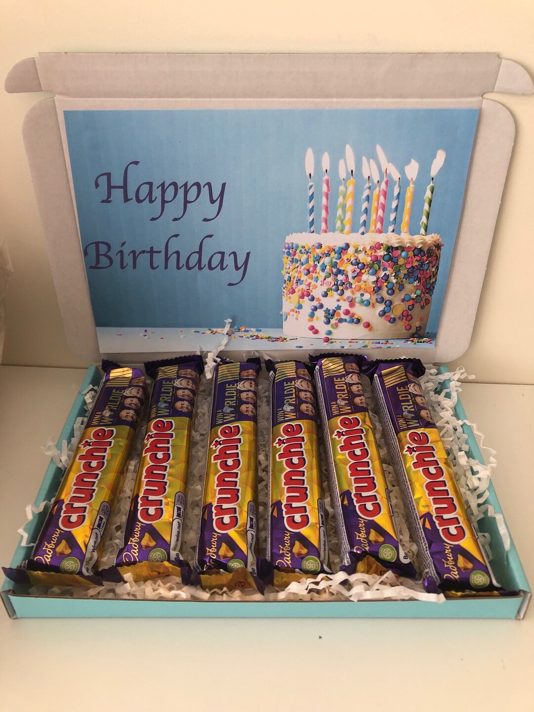 Cadbury Crunchie Chocolate Box - Etsy UK