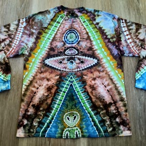 CUSTOM Alien UFO Tie Dye | Personalized Your Colors | Bwagnuka - Etsy