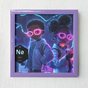 Neon Science Art – Educational Digital Download for Young Scientists ...