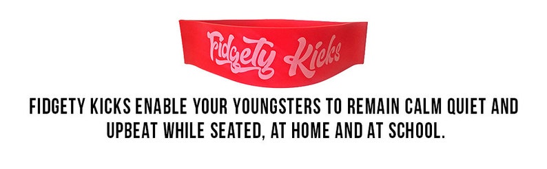 Fidget Toy Chair Kick Bands for School & Home Stimmulates Your Childs ...