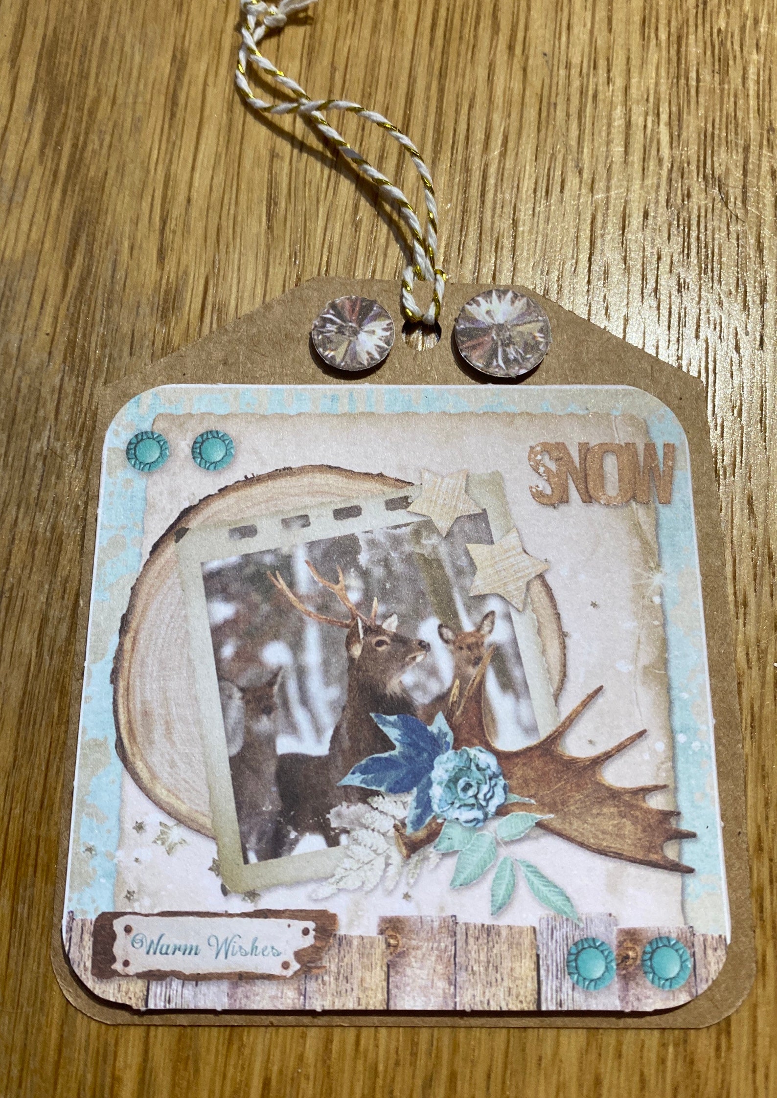 Gift Tags Christmas - Handmade 3D Christmas/ Winter Gift Tags / Ready ...