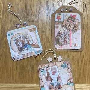 Gift Tags Christmas - Handmade 3D Christmas/ Winter Gift Tags / Ready ...