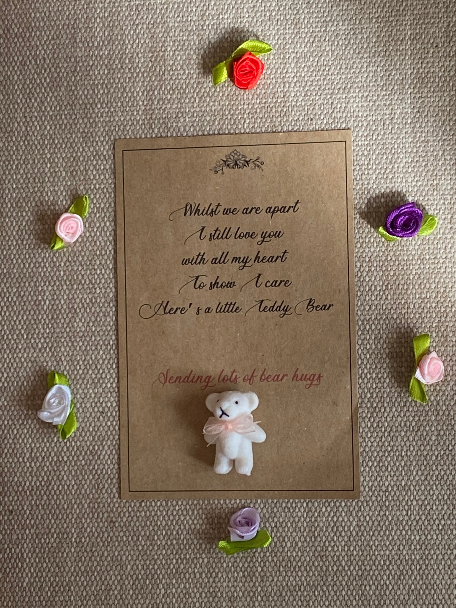 Pocket Hug Miss You Bear Hug Distance Hug miss You Gift - Etsy