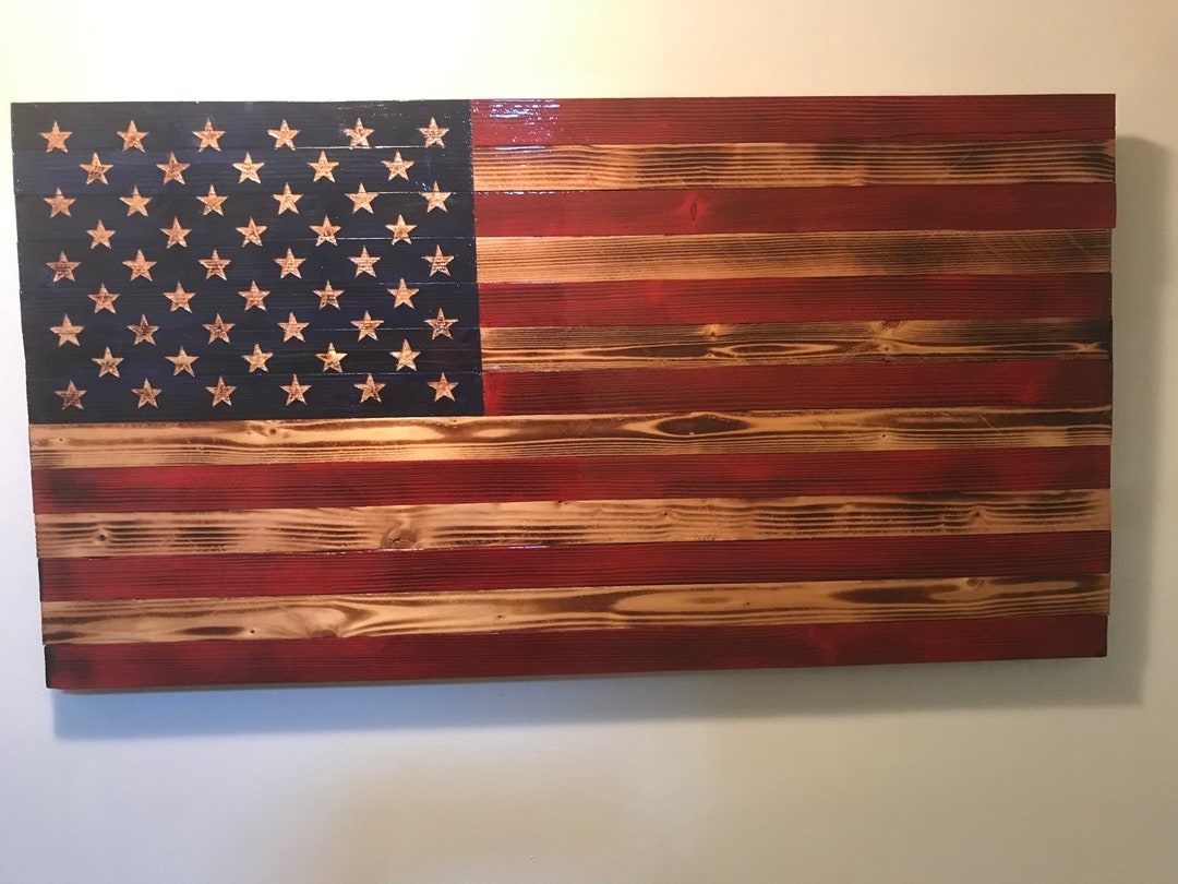 Rustic American Flag - Etsy