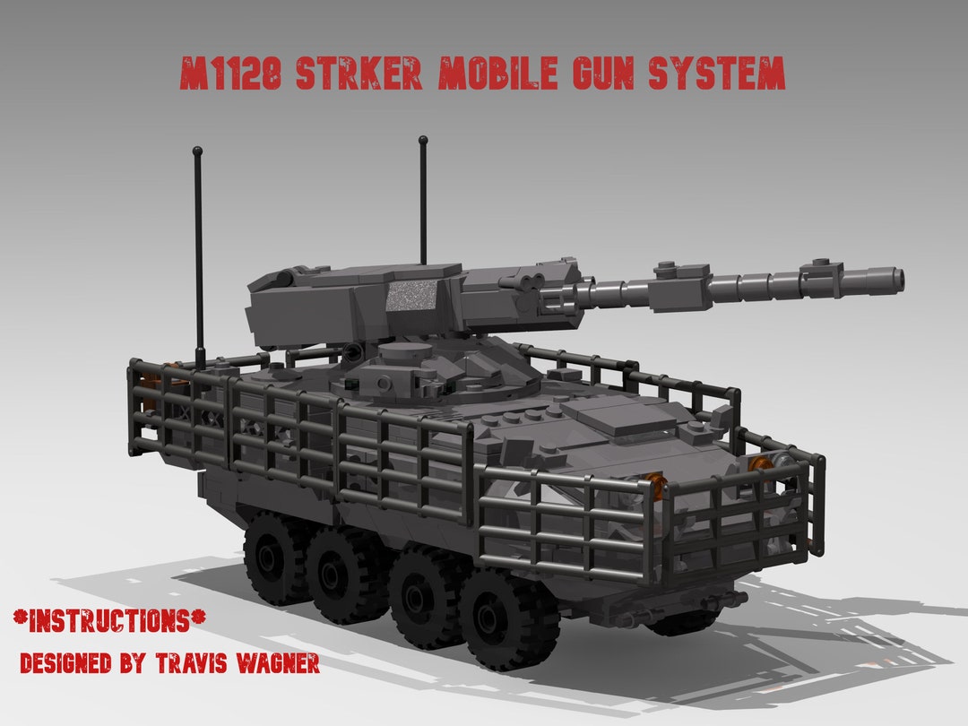 Lego M1128 Stryker Mobile Gun System INSTRUCTIONS ONLY - Etsy UK