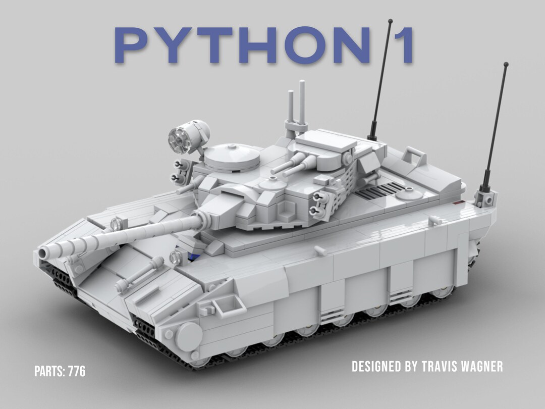 Python 1 Main Battle Tank INSTRUCTIONS ONLY - Etsy