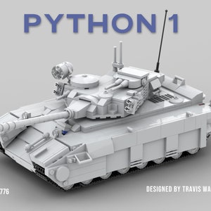 Python 1 Main Battle Tank INSTRUCTIONS ONLY - Etsy