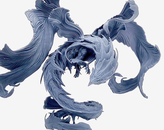 Azure Dragon - Asian Themed Resin Miniature D&D Dungeons and Dragons ...