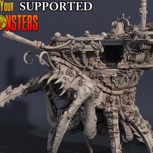 Crab Pirates Ship undead by Print Your Monsters Dungeons - Etsy