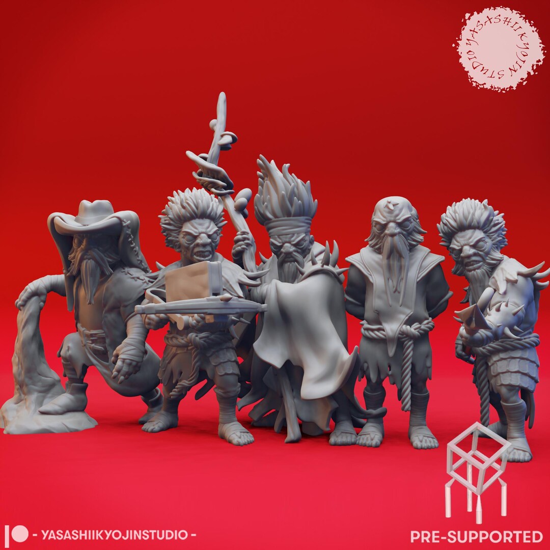 Derro (5 Models) by Yasashii Kyojin Studio for Dungeons and Dragons | D ...