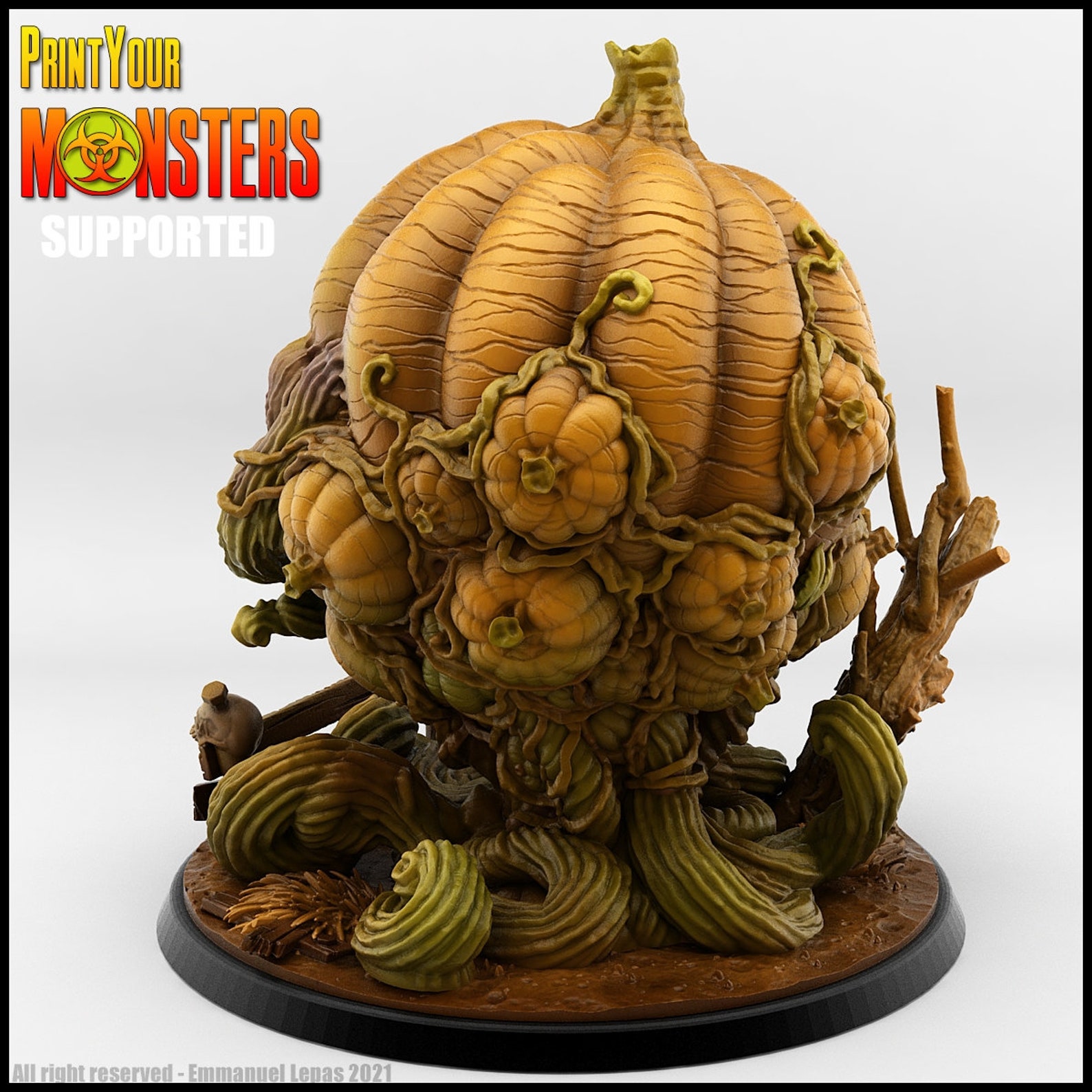 Giant Pumpkin Monster by Print Your Monsters | Dungeons and Dragons | D ...