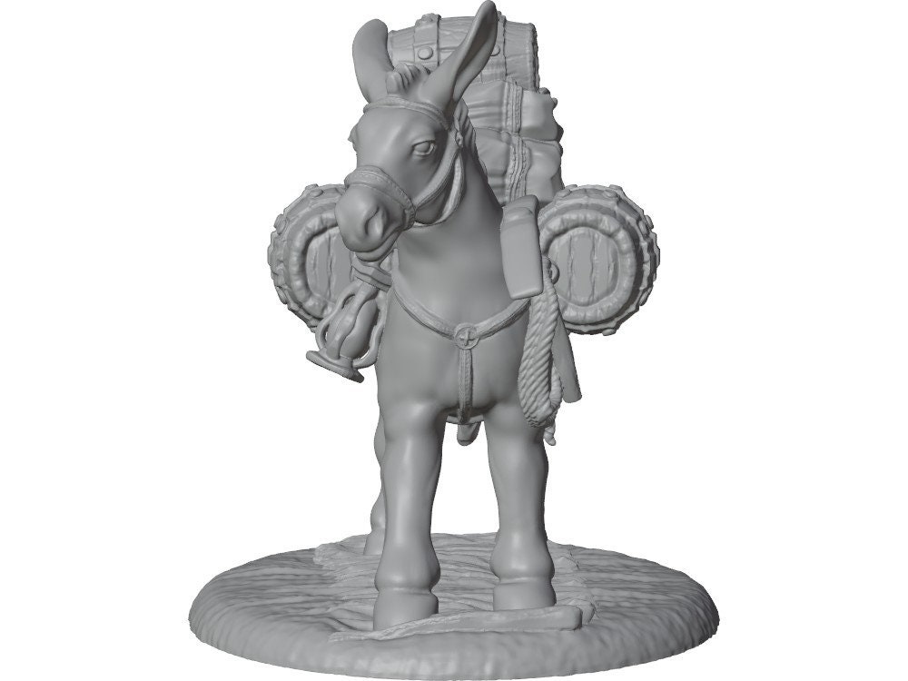 38mm Pack Mule Familiar Companion for Dungeons and Dragons | Etsy