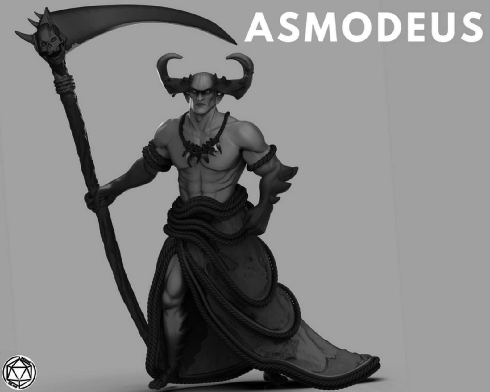 Asmodeus by M3DM Dungeons and Dragons D&D RPG Dnd - Etsy