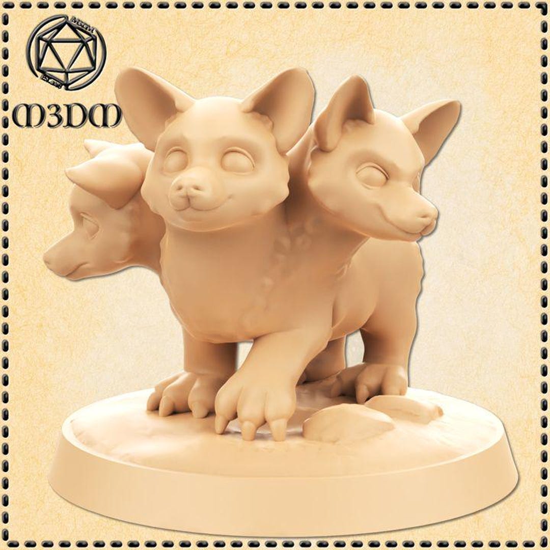 Baby Corgi Cerberus for Dungeons and Dragons | D&D | RPG | Dnd ...