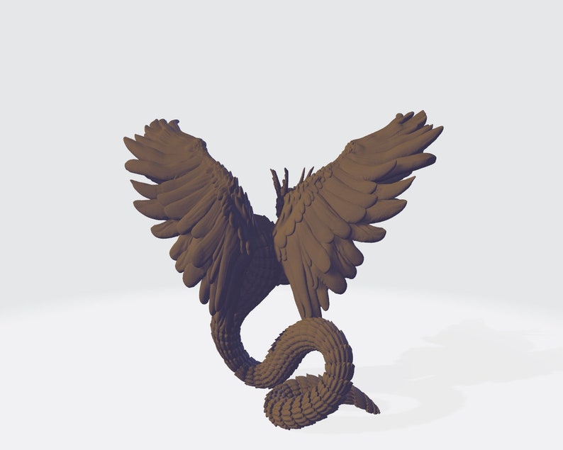 Couatl for Dungeons and Dragons D&D Pathfinder Dnd - Etsy