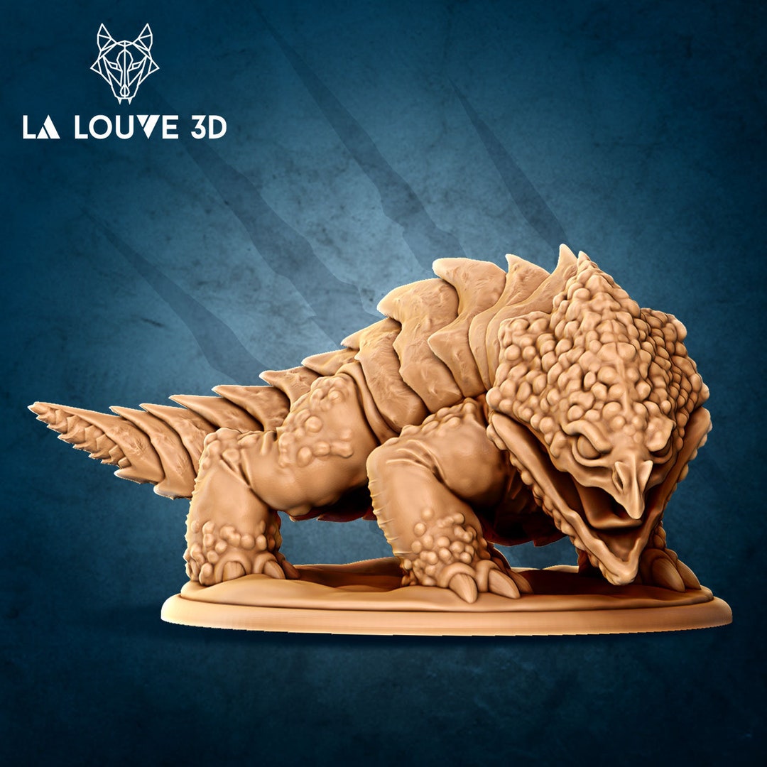 Bulette (2 Poses) • Dangerous Monsters • by La Louve 3D | Dungeons and ...